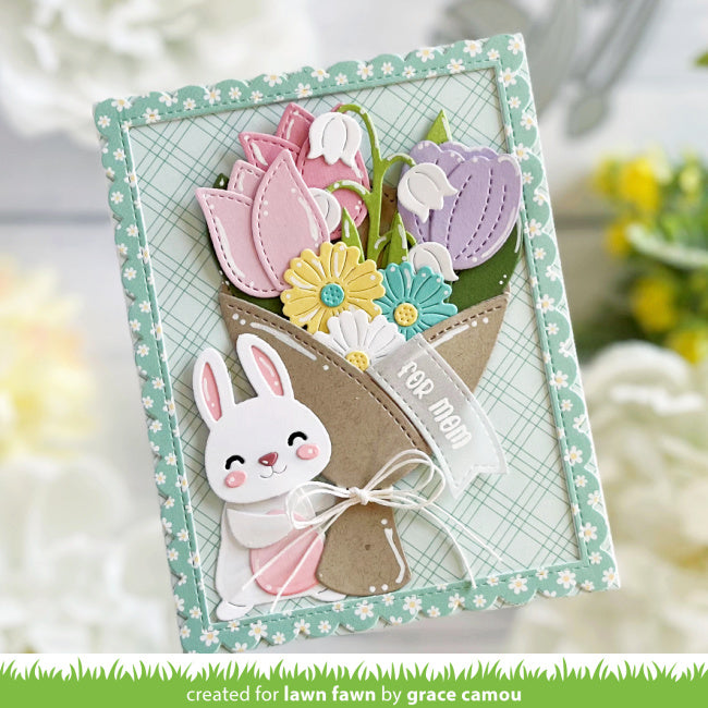 Lawn Fawn - FLOWER BOUQUET WRAP - Dies Set – Hallmark Scrapbook