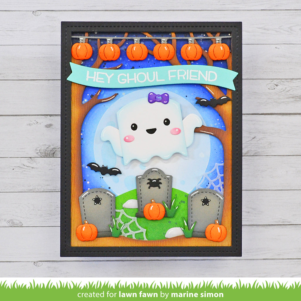 Lawn Fawn - SPOOKY FOREST BACKDROP - Dies – Hallmark Scrapbook