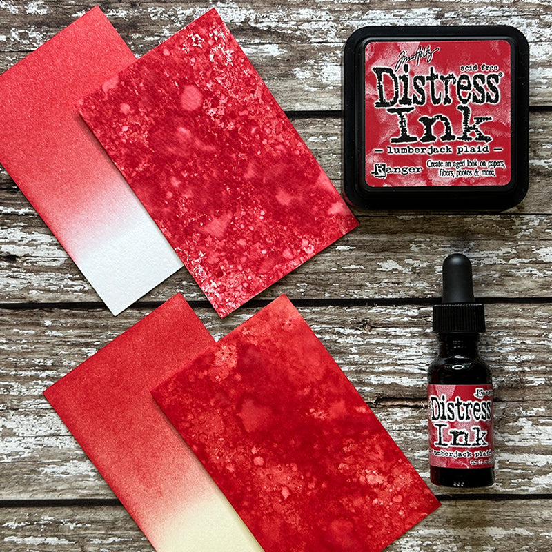 Tim Holtz Ranger Distress Ink Pad - LUMBERJACK PLAID – Hallmark Scrapbook