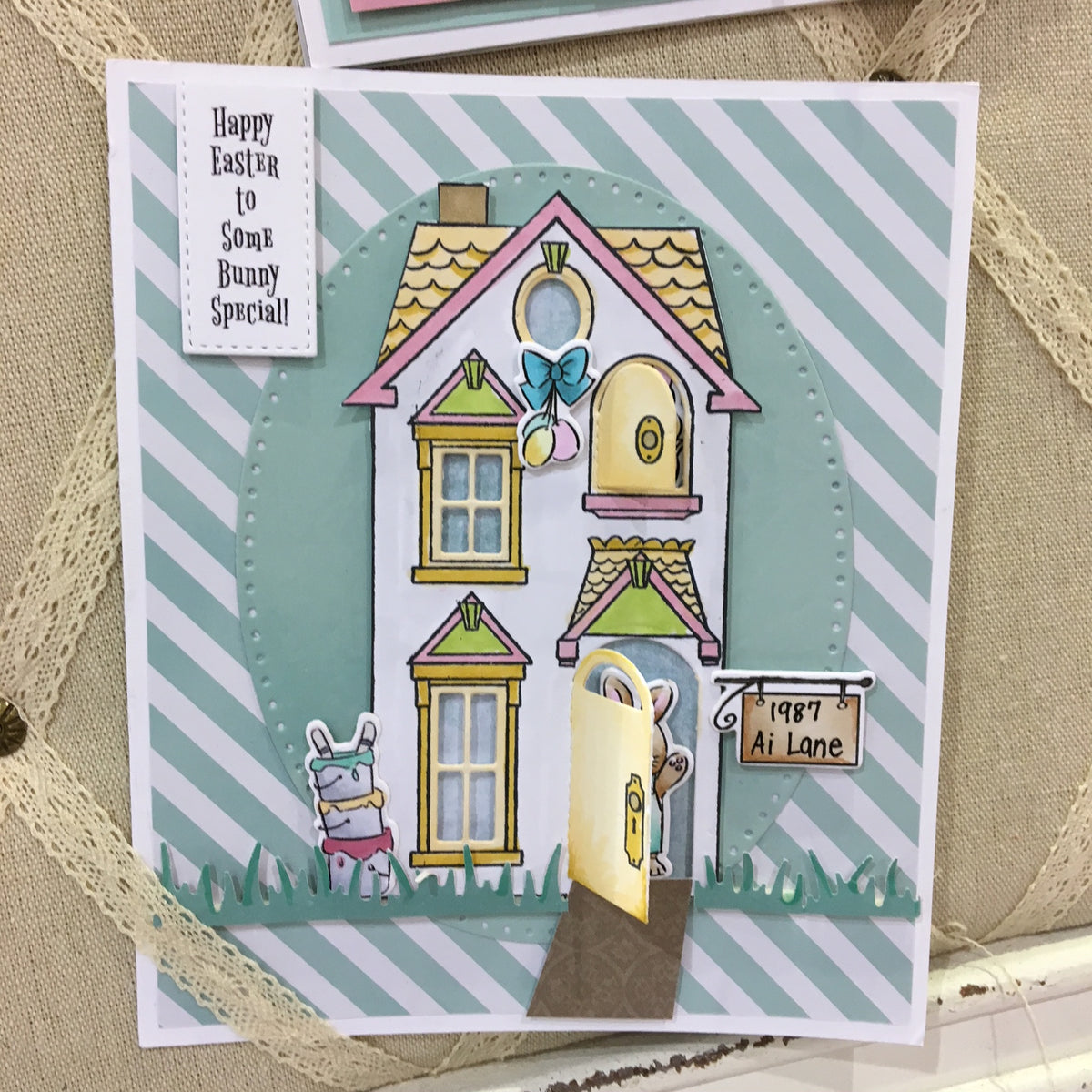 Art Impressions - Holiday Mansion Accessories EASTER SET - 18 pc - Sta ...
