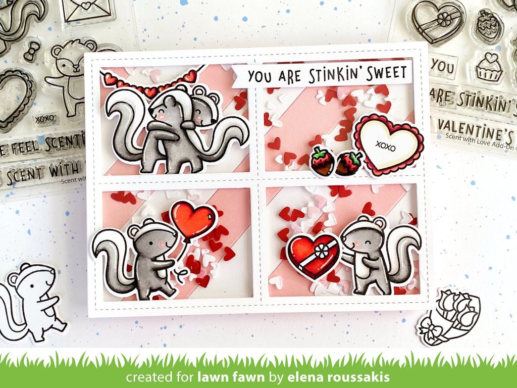 Lawn Fawn - SCENT WITH LOVE Add-On - Stamps set – Hallmark Scrapbook