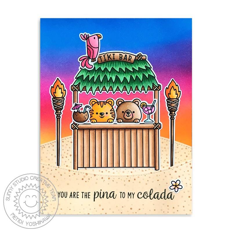 Sunny Studio - TIKI TIME - Stamps set – Hallmark Scrapbook